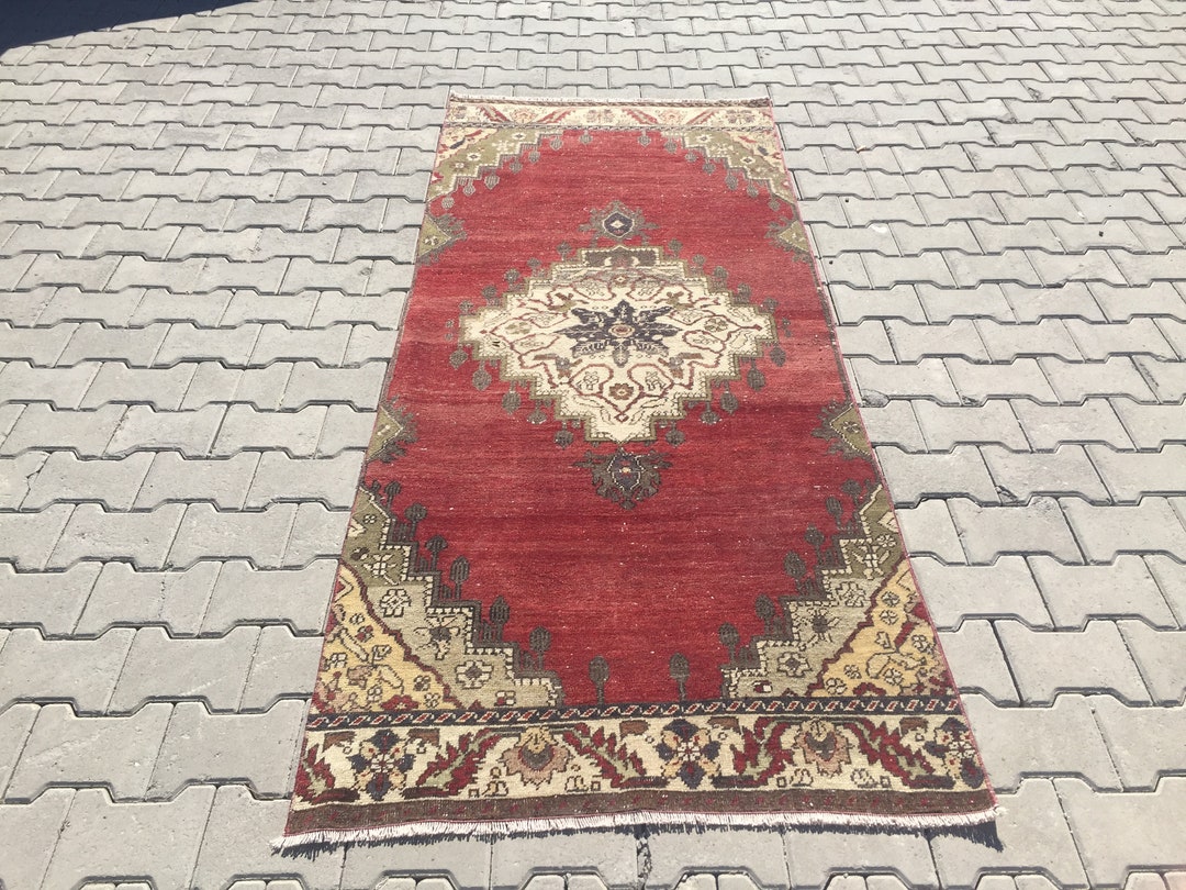 Kids Rug,runner Rug,neutral Rug,turkish Rug,oushak Runner Rug,vintage ...