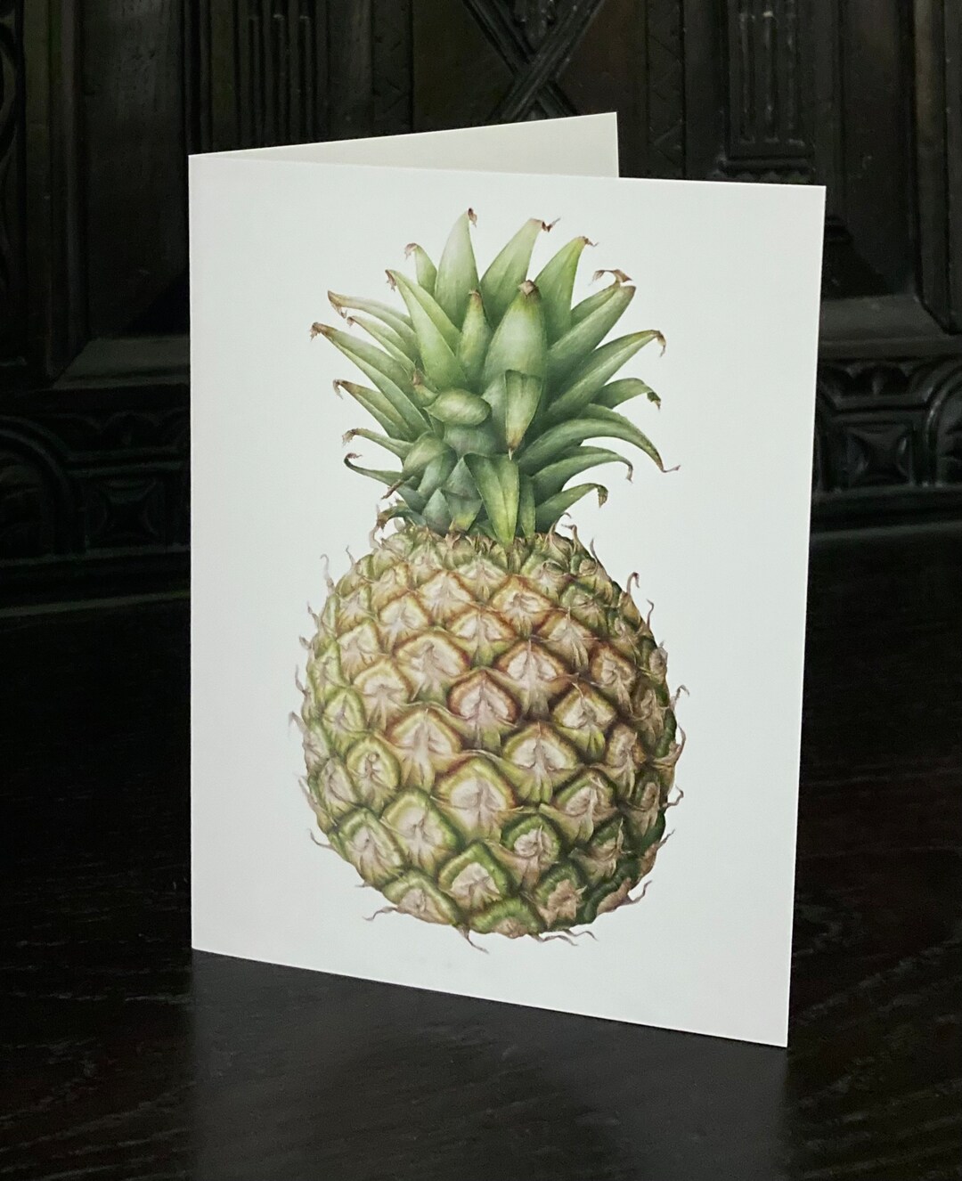 Pineapple Greeting Card - Etsy