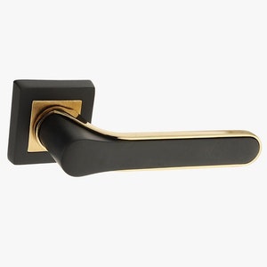 A Pair of Modern Door Lever Set in Zinc Alloys, Luxury Door Knob ...