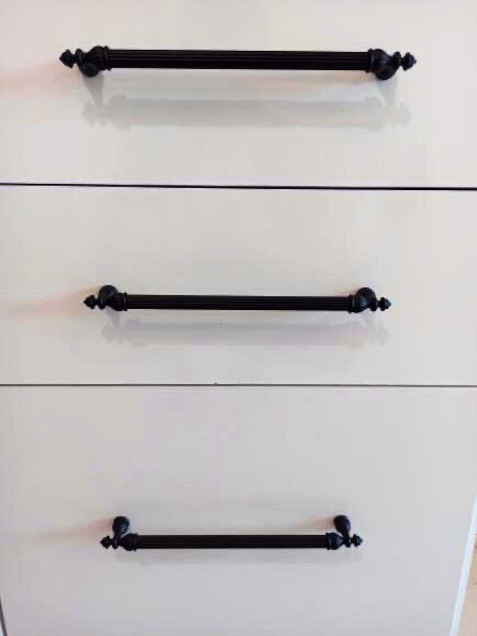 Rustic Bar Handle for Cabinet, Knobs for Wardrobes, Pulls for Drawers ...