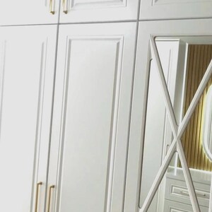 Brushed Brass Solid Bar Modern Styling Handle in Zinc Alloys for ...