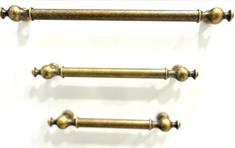 Vintage Bronze Rustic Solid Bar Cabinet Handle in Zinc Alloys - Etsy