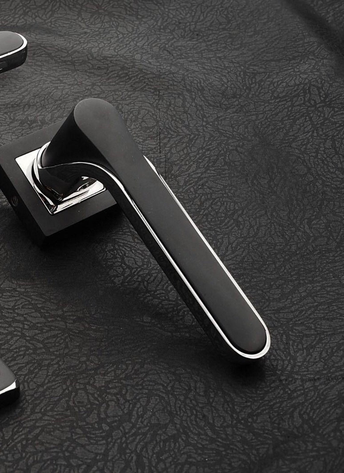A Pair of Modern Door Lever Set in Zinc Alloys Luxury Door - Etsy