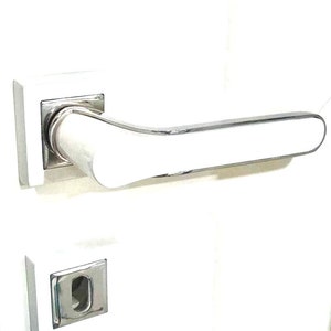 A Pair of Modern Door Lever Set in Zinc Alloys, Luxury Door Knob ...