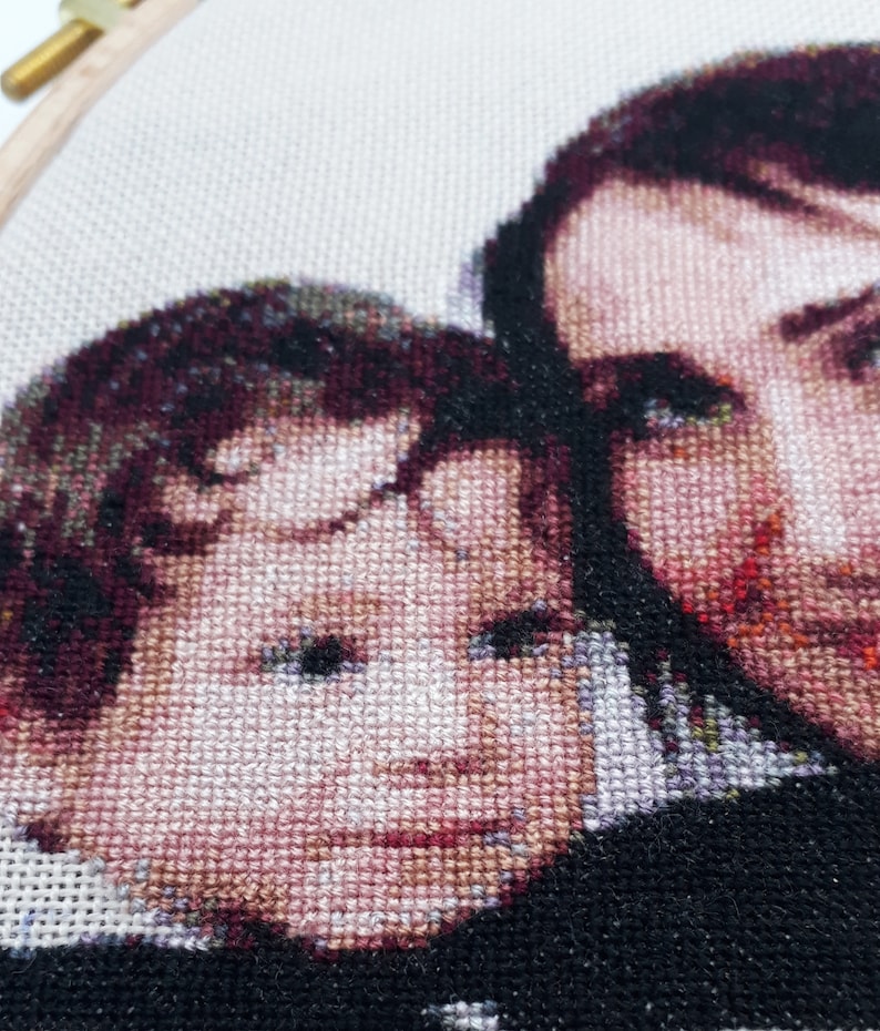 Photo to Cross Stitch Pattern Custom Made Pdf Download - Etsy