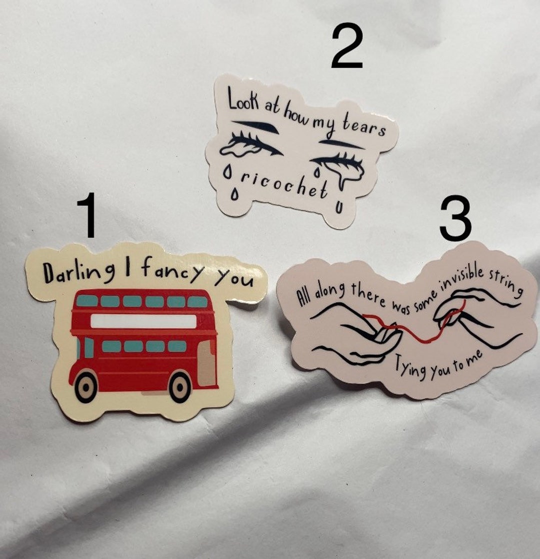 TS Lyrics Sticker Pack - Etsy