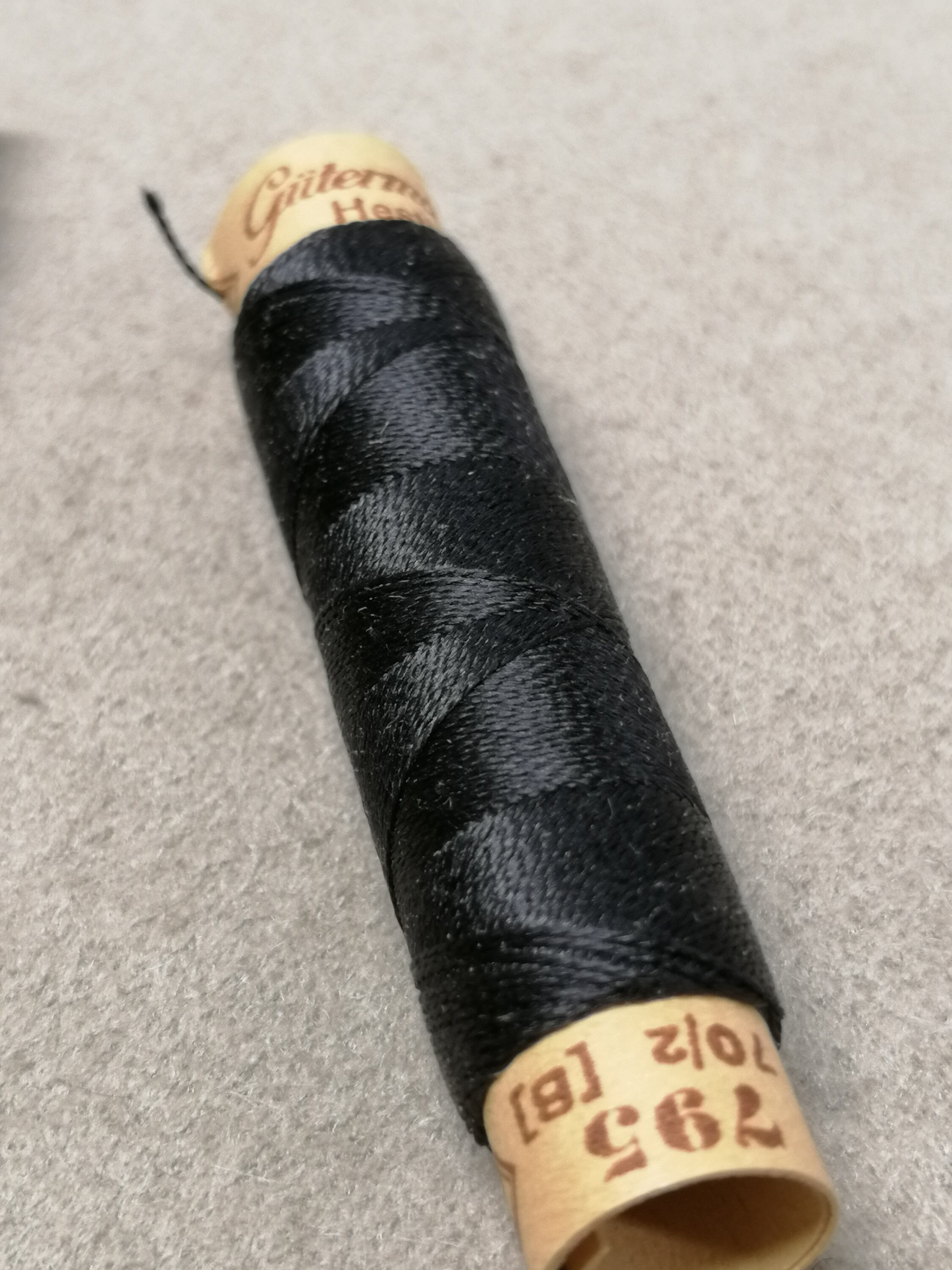 Vintage Gutermann Silk Buttonhole Thread, 10 Meter Spool, Nm 40/3, Hela ...