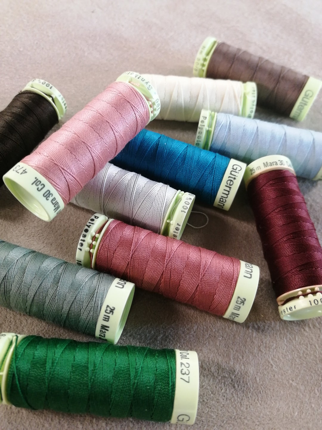 Gutermann Buttonhole Top Stitch Thread, Many Colours, Nm 30/3, 20 Meter ...