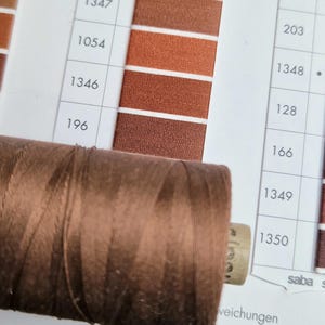 1000 Meter Reel Pure Silk Thread, "oakwood", Vintage Stock - Etsy