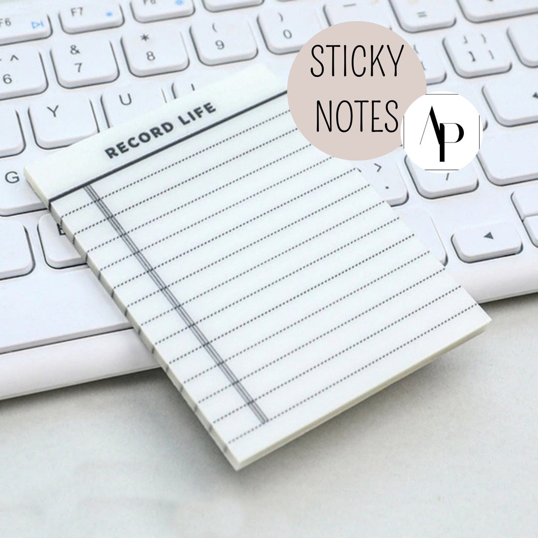 Sticky Notes TRANSPARENT Sticky Notes Page Flags Note Paper Waterproof ...