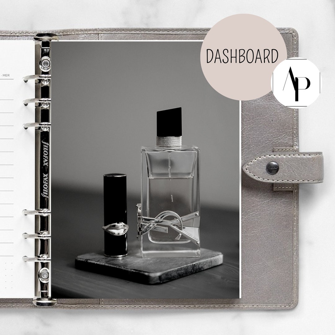 Fashion Luxury Dashboard / Minimalist Dashboard / A5 / Transparent ...