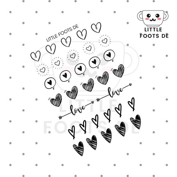 Paper Stickers, Labels & Tags Journal Stickers Love Journal Sticker ...