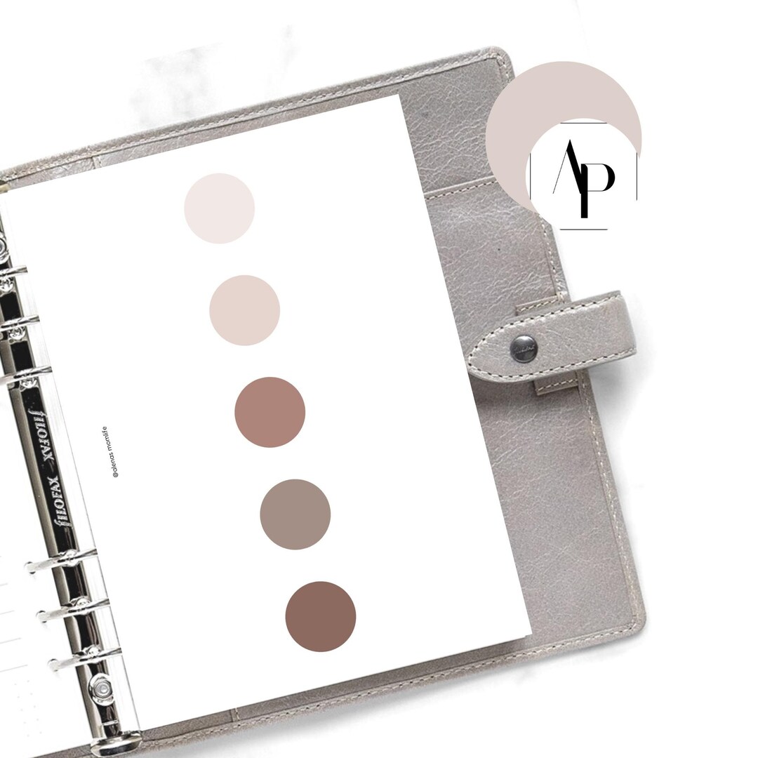 MINIMAL Dashboard / Minimalist Dashboard / A5 / Linen Finish Dashboard ...