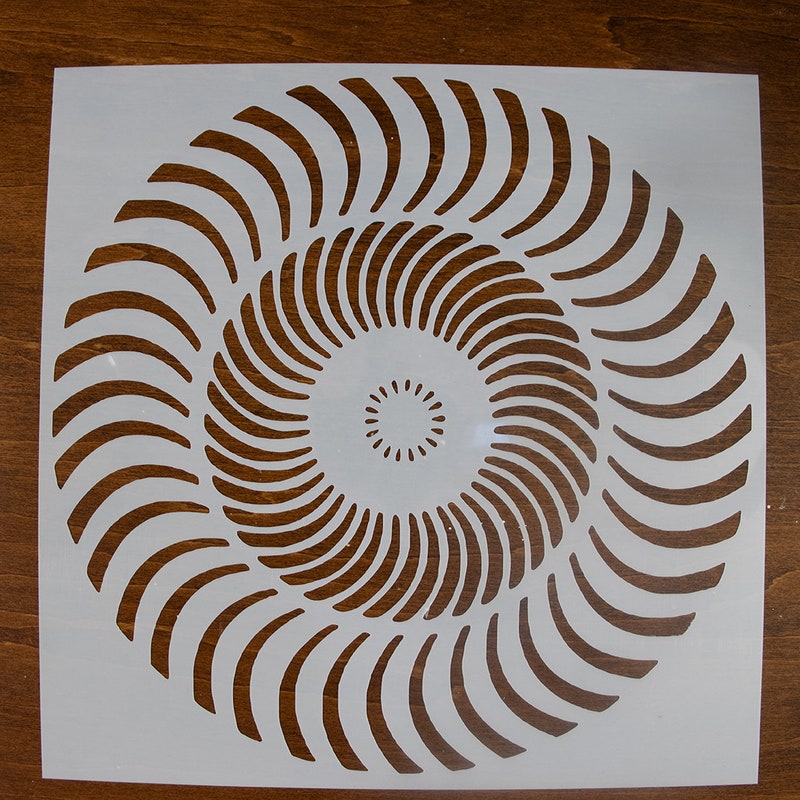 Circular Dots Stencil - Etsy