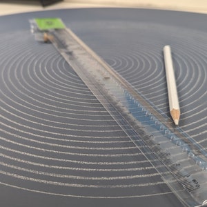 Mandala Ruler Tool Mandala Dot Art Concentric Circle Maker - Etsy