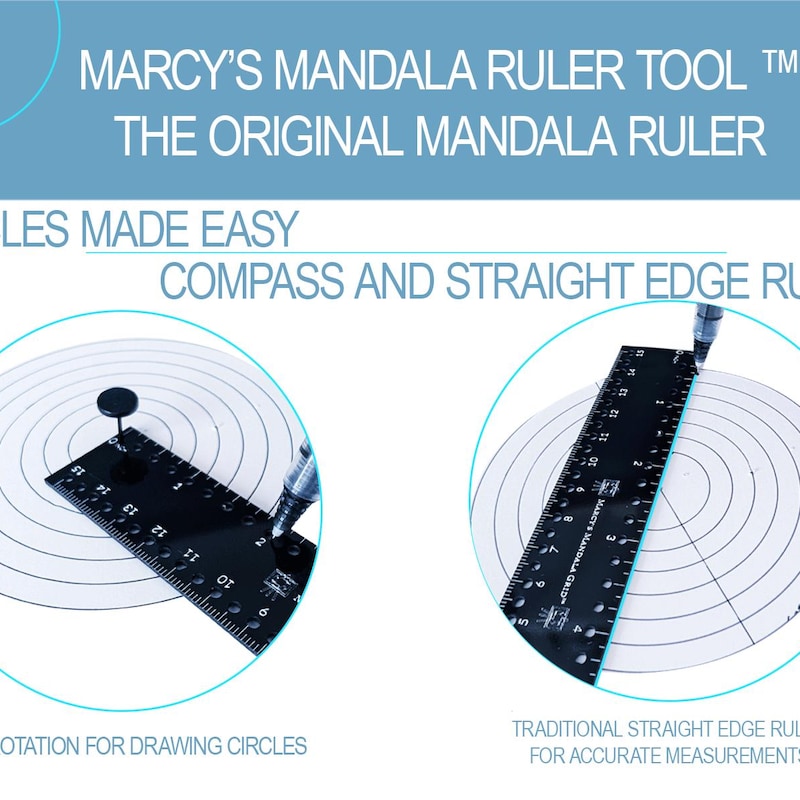 Circle Acrylic Ruler - Etsy