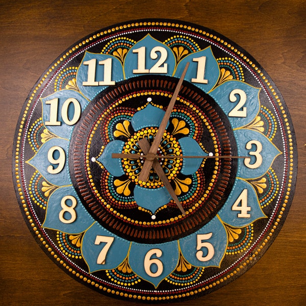 Mandala Clock - Etsy