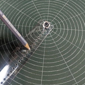 Mandala Ruler Tool Mandala Dot Art Concentric Circle Maker - Etsy