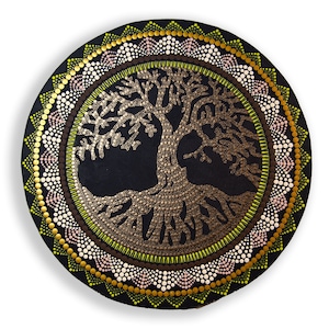 Tree of Life Reusable Stencil Mandala Dot Art Stencil - Etsy