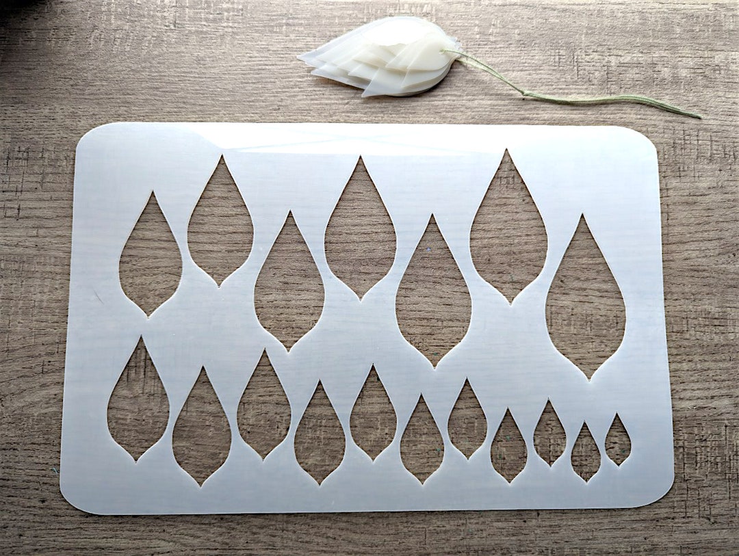 Mandala Teardrop Swoosh Guide Stencil - Etsy Canada