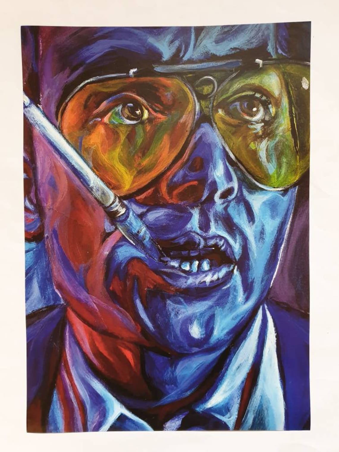 Fear and Loathing Hunter S Thompson Art Poster Print 11.7 X - Etsy UK