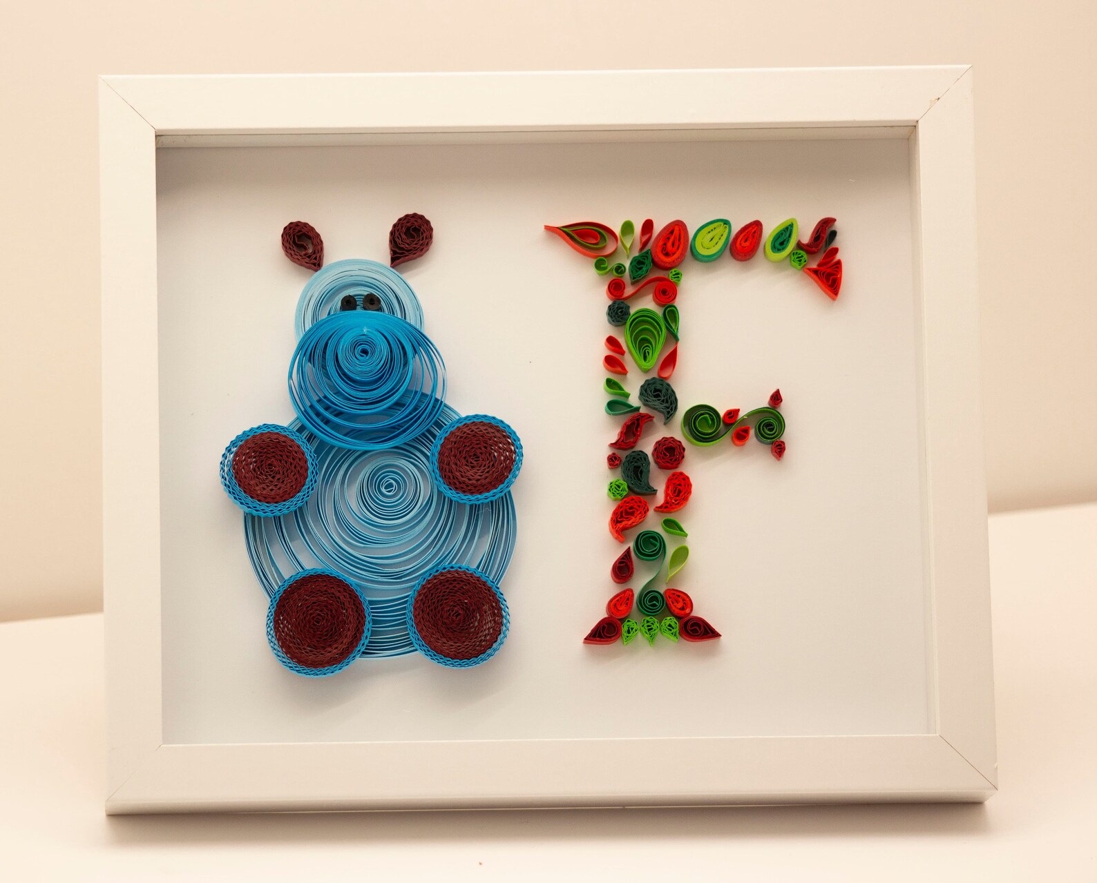 Baby Quilling Gift/ Newborn Quilling Gift/ Christening Gift - Etsy