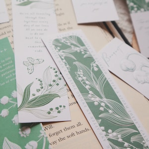 Lily of the Valley Bookmarks (5 Pieces) - Etsy