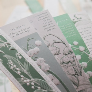 Lily of the Valley Bookmarks (5 Pieces) - Etsy