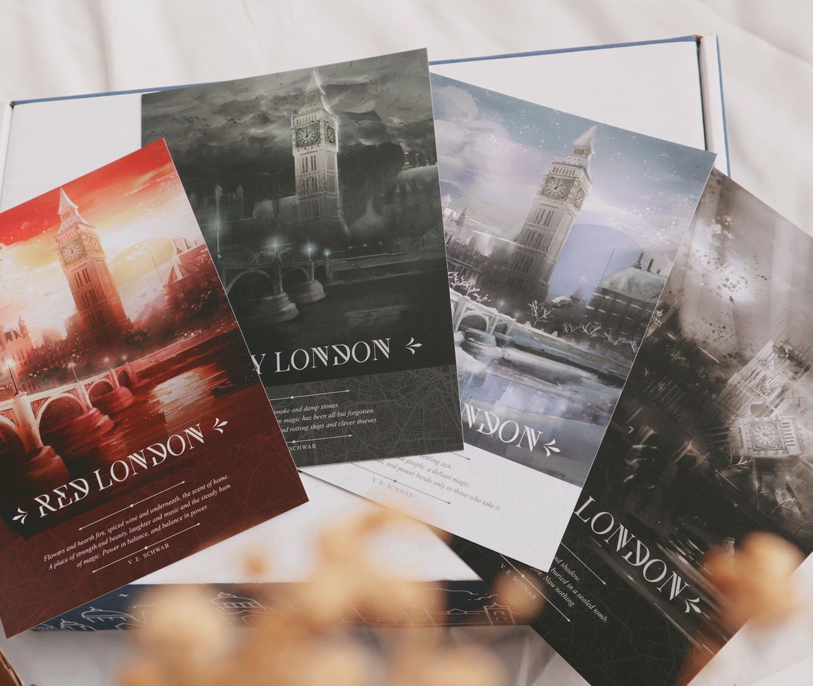 Four London Travel Card Set | Etsy