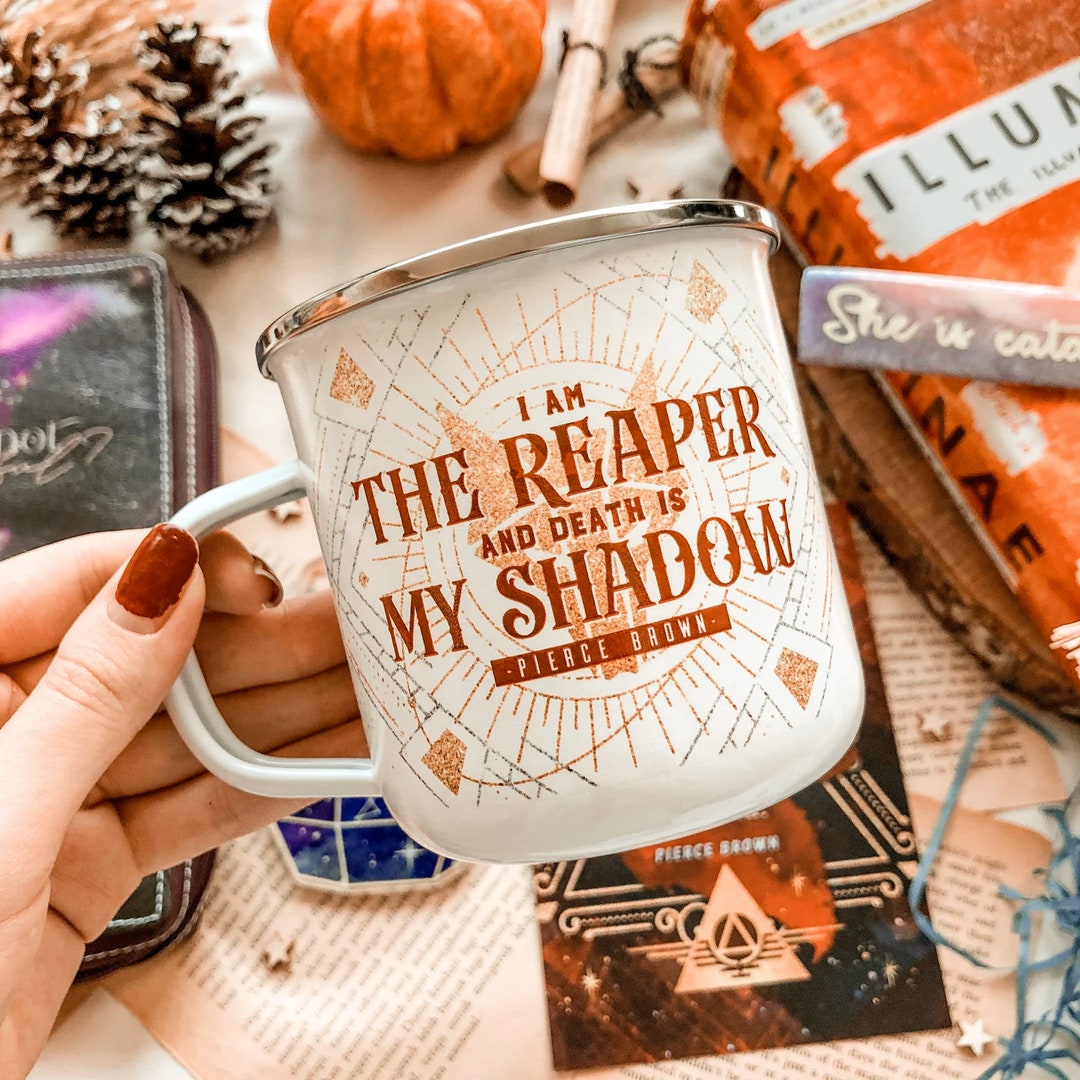 Red Rising Enamel Mug - Etsy