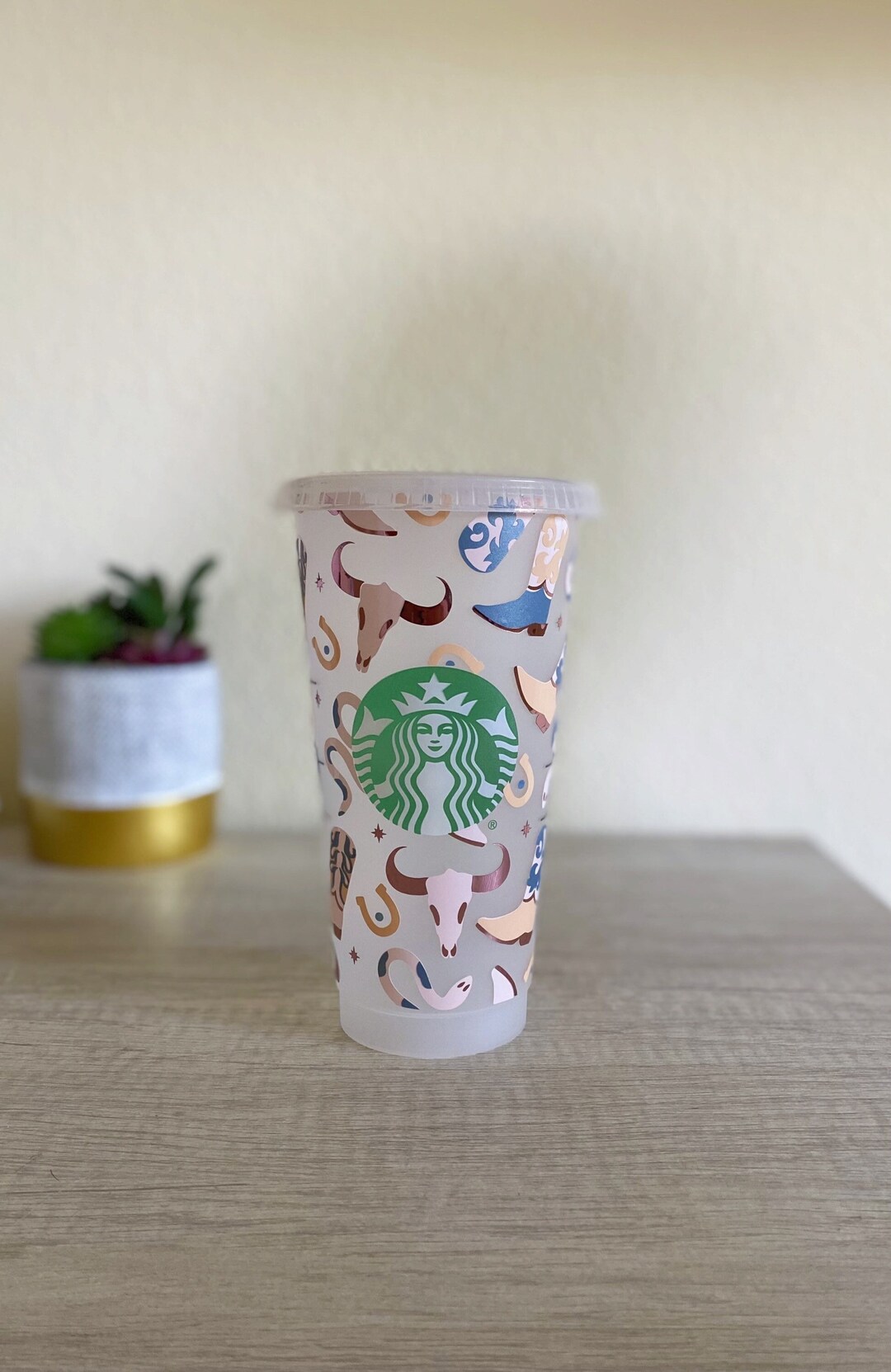 Wild West Starbucks Cup Western Cup Cowgirl Cup Western Rodeo Boots ...