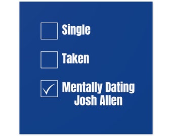 Josh Allen Wall Decal - Etsy