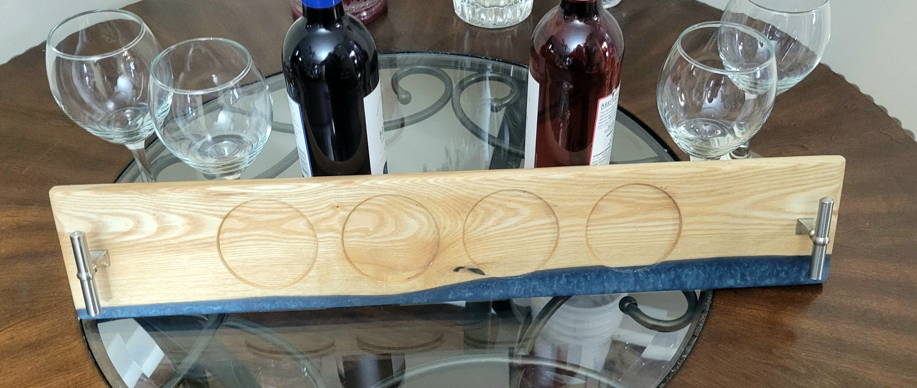 Maple Flight Tray Wine Flight Tray Beer Flight Tray Drink - Etsy