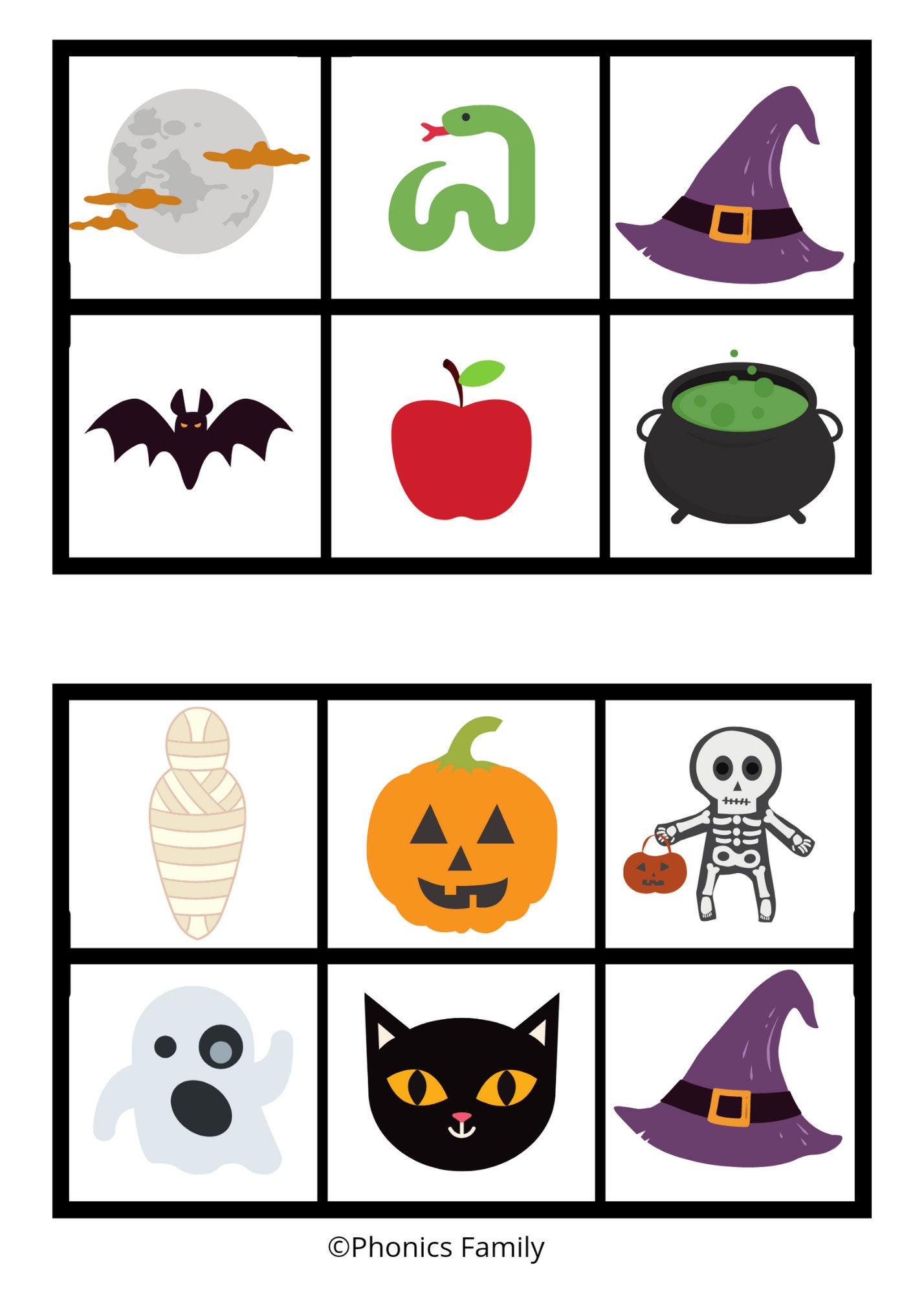 Add on Halloween Phonics Activity Bundle - Etsy
