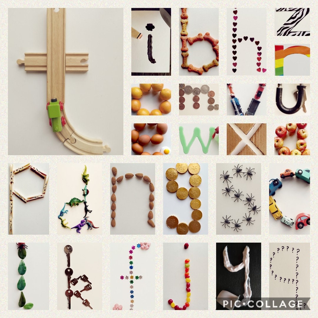 Loose Parts Alphabet Frieze - Etsy