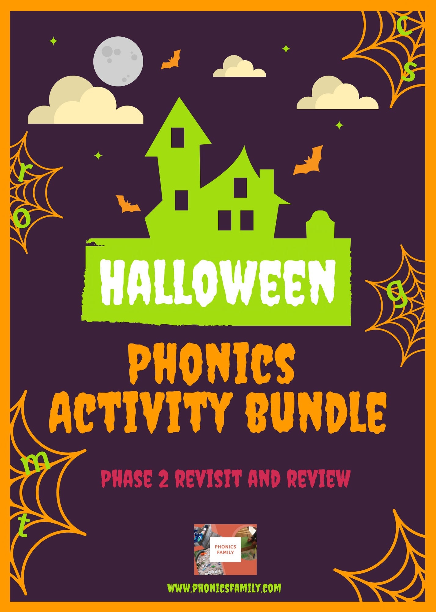 Add on Halloween Phonics Activity Bundle - Etsy