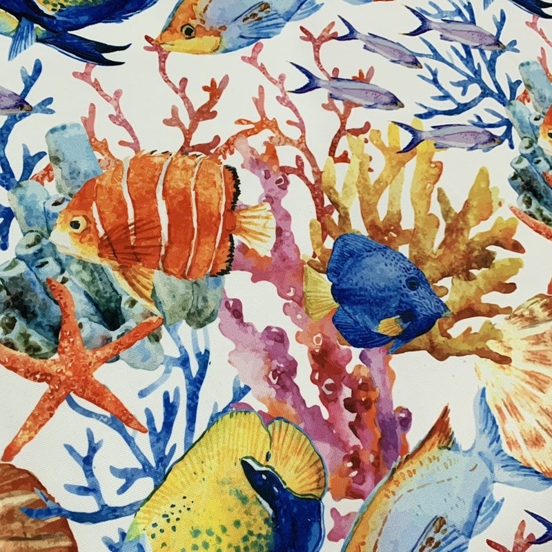 Tropical Fish Fabric - Etsy
