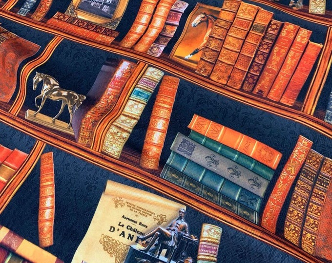 Colorful Books Fabric Antique Library Wood Background by Teja Jamilla ...