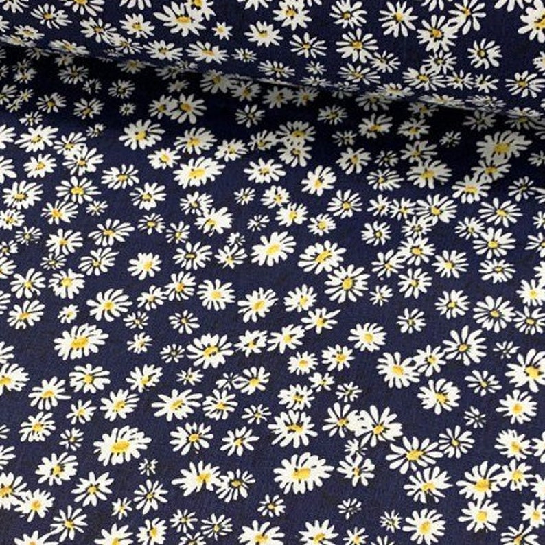 Small Print Floral Fabric Daisy Fabric Tiny Flower Fabric | Etsy