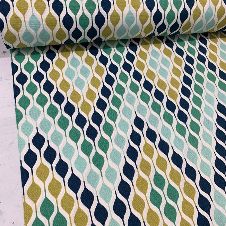 Modern Upholstery Fabric Geometric Wave Fabric Abstract - Etsy