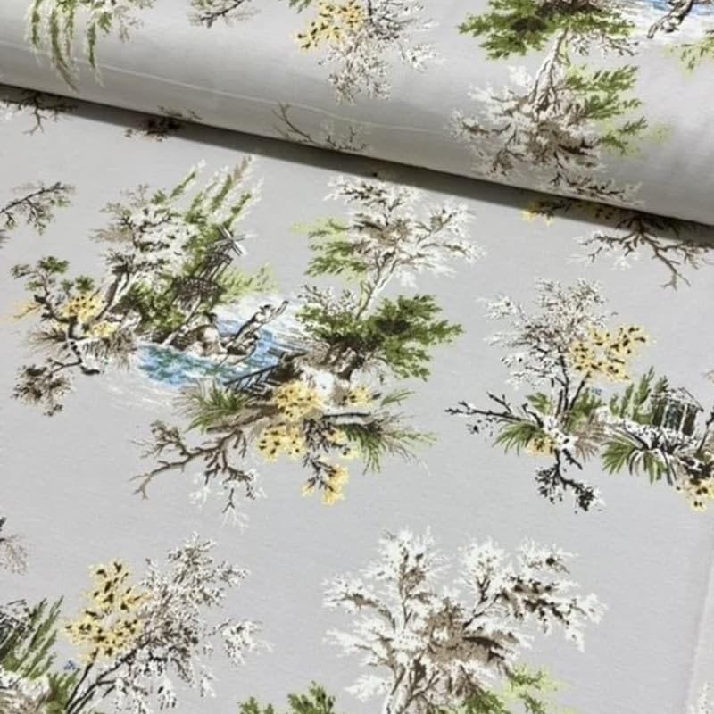 Landscape Scenes Fabric - Etsy