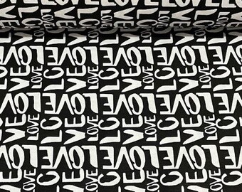 Love Fabric Love in Pink Fabric by Little Arrow Designs - Etsy