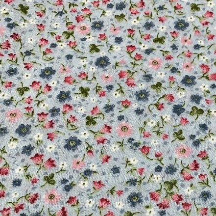 Small Print Fabric Tiny Floral Fabric Flower Cotton Fabric | Etsy UK