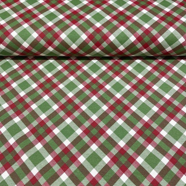 Red Green Fabric - Etsy