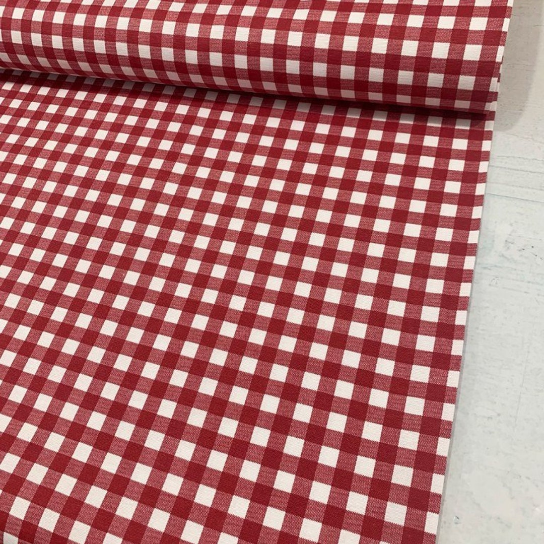 Gingham Upholstery Fabric, Buffalo Check Fabric, Kitchen Window Fabric ...