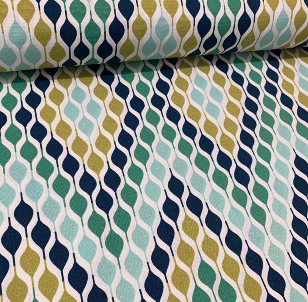 Geometric Upholstery Fabric, Diamond Fabric by the Yard, Modern ...