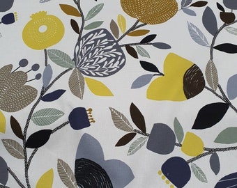 Large Floral Print Fabric - Etsy