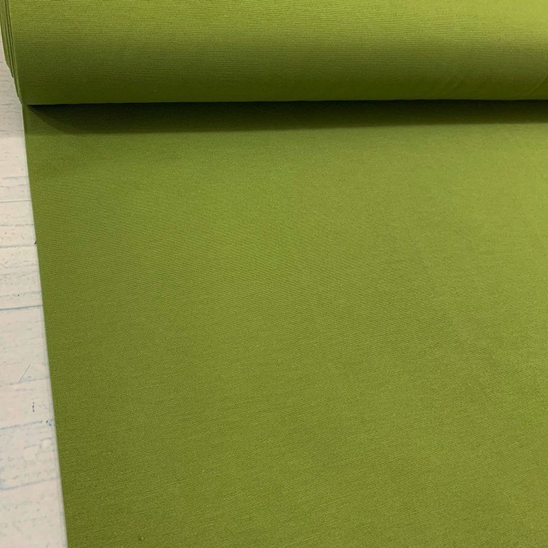 Moss Green Fabric, Solid Canvas Fabric, Olive Upholstery Fabric, Medium ...