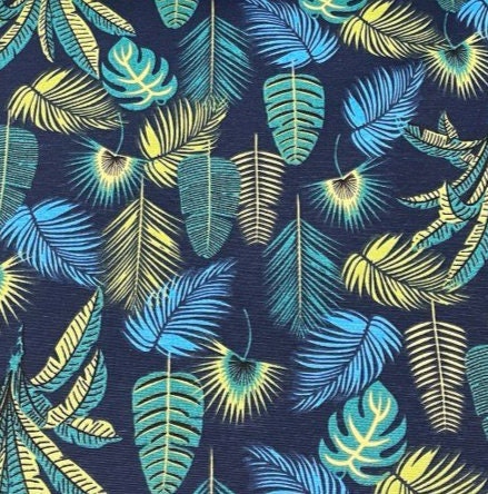 Botanical Upholstery Fabric Green Leaves Fabric Cotton - Etsy