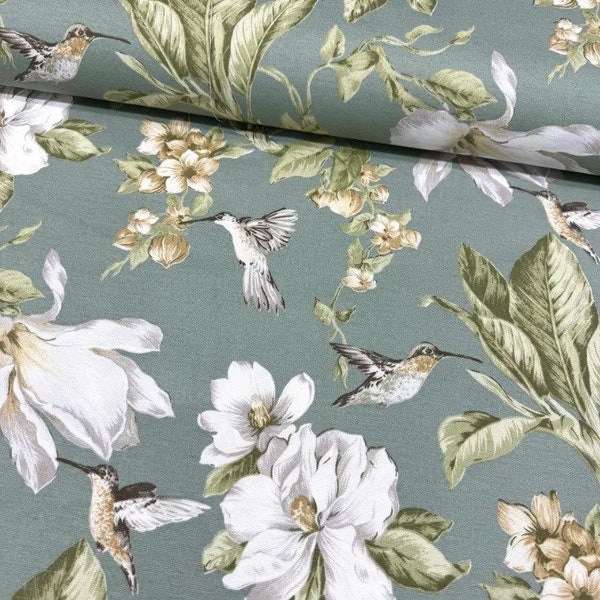Hummingbird Fabric - Etsy